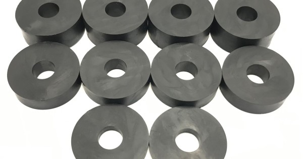 12mm Rubber Spacers Standoff Washers (10 Pack) medium hard